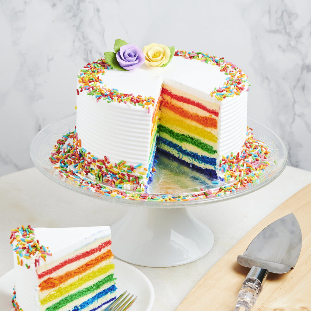 Rainbow Cake Singapore– Temptations Cake Delivery – Temptations Cakes Shop