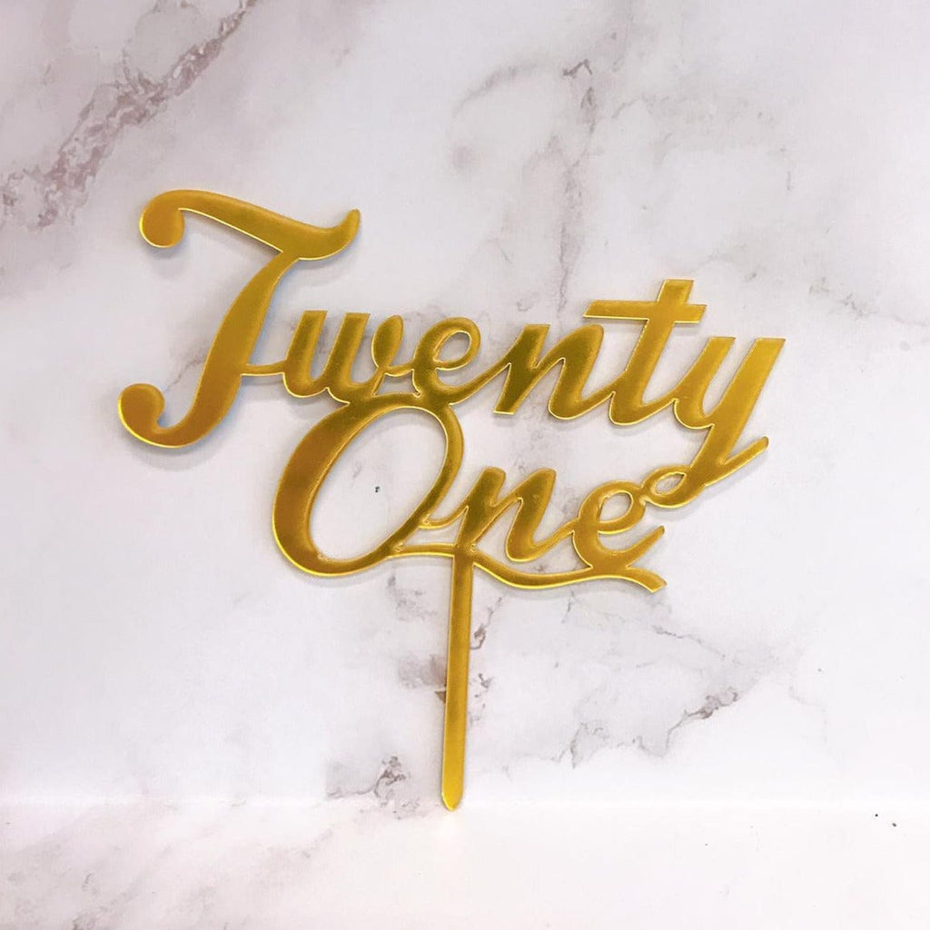 Cake Toppers (Acrylic) – Temptations Cakes Shop