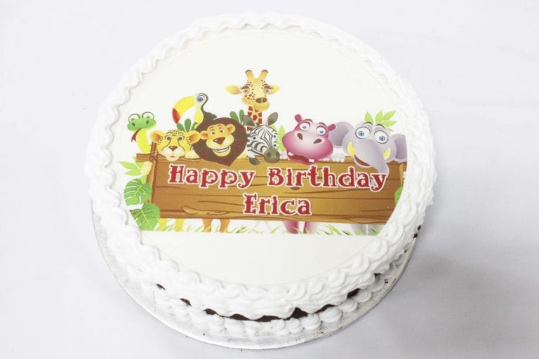 Customised Edible Print Cake – Temptations Cakes Shop